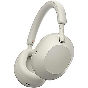 Sony WH1000XM5/S Wireless Industry Leading Noise Canceling Headphones, Silver Bundle with Premium 2 YR CPS Enhanced Protection Pack, Deco Gear Headphone Case and Audio Entertainment Essentials Bundle