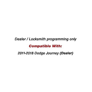 KeylessOption Keyless Entry Remote Car Smart Key Fob for 2011-2018 Dodge Dart Journey Charger Chrysler 300 M3N-40821302