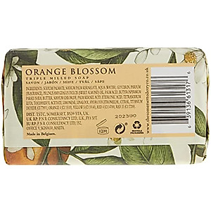 AAA Floral - Triple-Milled Luxury Soap Bar - Orange Blossom - 200 g / 7 oz (SLS and Paraben Free)
