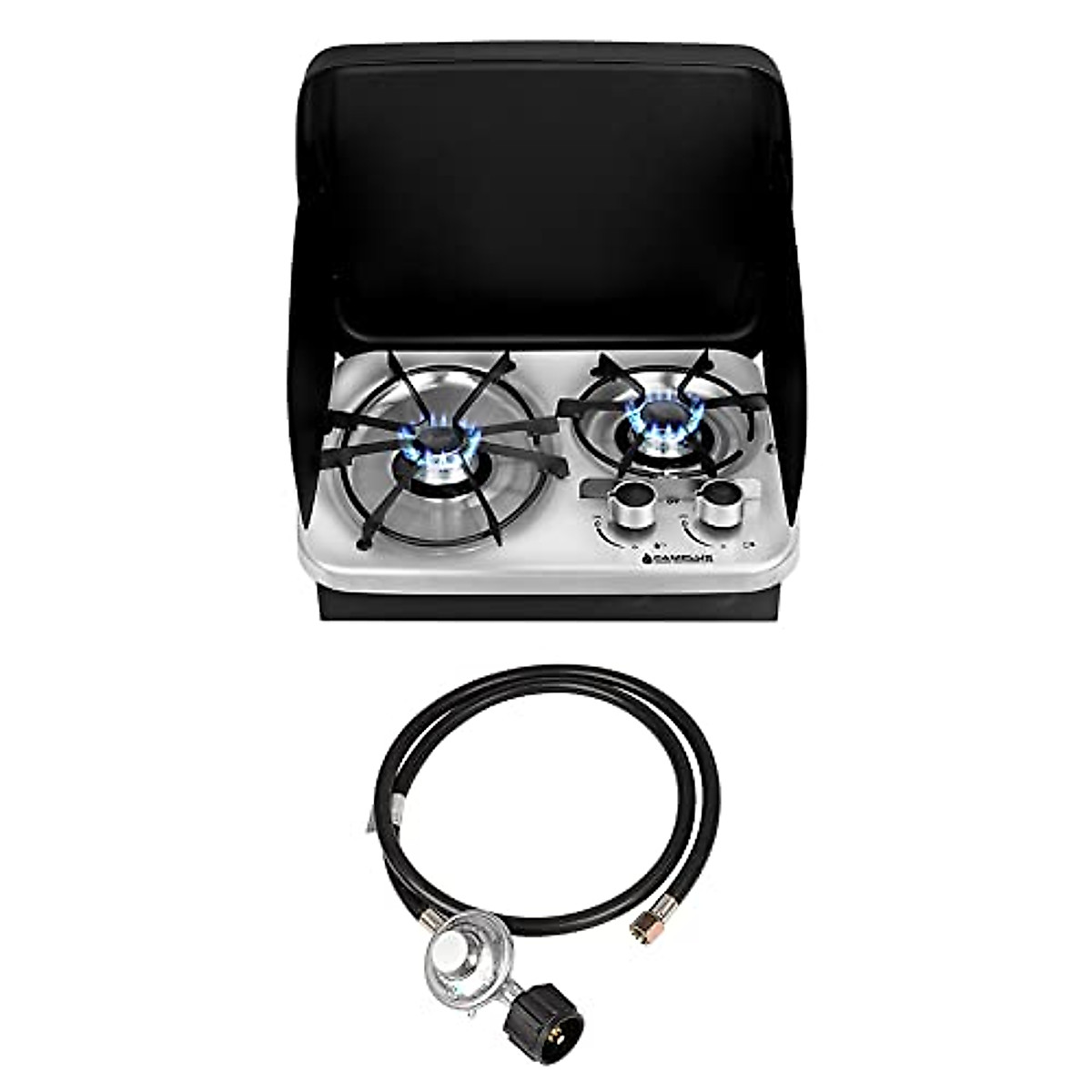 RV Propane Stove with Regulator Hose