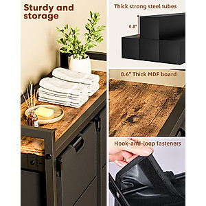 Cunutak Upgrade Laundry Hamper with Shelf, Silent Drawer Laundry Basket Organizers with Pull-Out, Laundry Hamper 2 Section and Removable Bags, 2 X 50L Laundry Sorter for Laundry Room, Bathroom