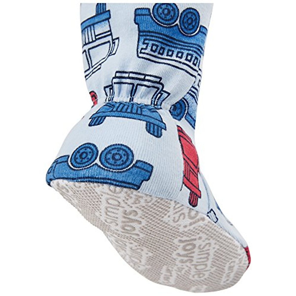 Simple Joys by Carter's Baby Boys' Snug-Fit Footed Cotton Pajamas, Pack of 3, Dinosaur/Firetruck/Animal, 12 Months