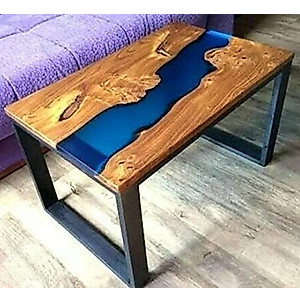 Epoxy Table, Epoxy Resin River Table, Live Edge Wooden Table, Natural Wood, Dining table, Natural Epoxy Table, Resin Table