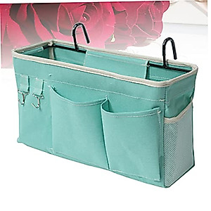 Homoyoyo 1 PC Lite Lip Gloss Night Tables Bedside Storage Bedside Container Bedside Pocket Pearlescent Makeup Storage Makeup Pearl Container Set Bedside Table Combo Plate Blue Blusa