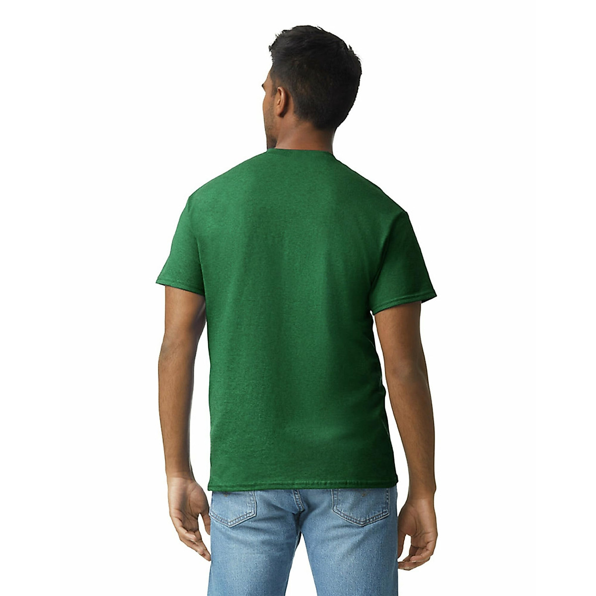 Gildan Adult Ultra Cotton T-Shirt, Style G2000, Multipack, Forest Green (2-Pack), Medium