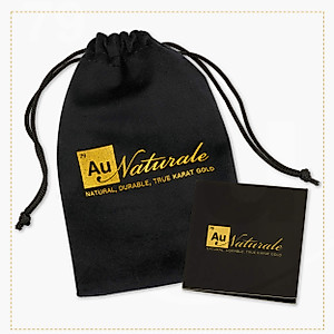 10k Yellow Gold Rope Chain Earrings Minimalist Jewelry For Women