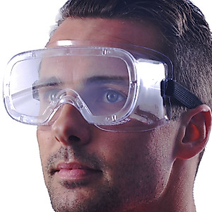 Tarvol Protective Safety Glasses (Heavy Duty Industrial Strength) Crystal Clear & Anti-Fog Design - High Impact Resistance - Perfect Eye Protection