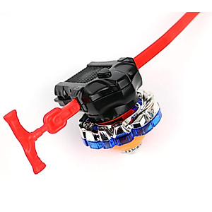 Aimoly Bey Battle Tops Light Up Battling Tops and Launcher Evolution Attack Pack 2 Pack (Style Random)