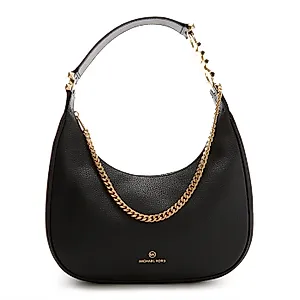 Michael Kors Piper Large Hobo Shoulder Black One Size