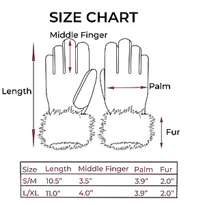 accsa Women Winter Ski Gloves 3M Thinsulate Waterproof & Windproof Snow Gloves for Skiing Anti-Slip Gloves Navy L