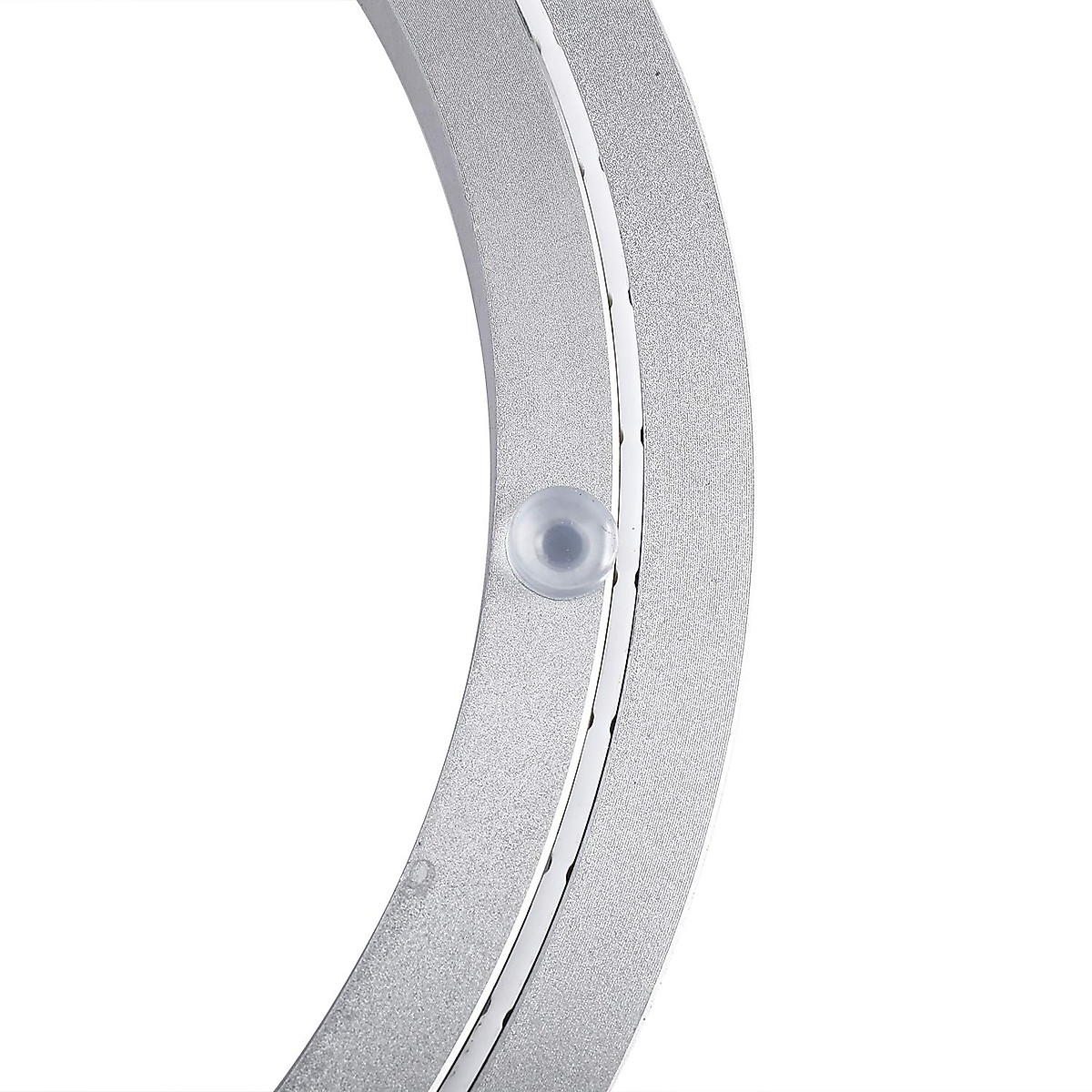 YaeMarine Heavy-Duty 12 Inch Aluminum Lazy Susan Ring/ 360° Turntable with Single-Row Ball Bearings, Bearings Swivel Plate Turntable on Dining-Table Furniture Hardware Turntable