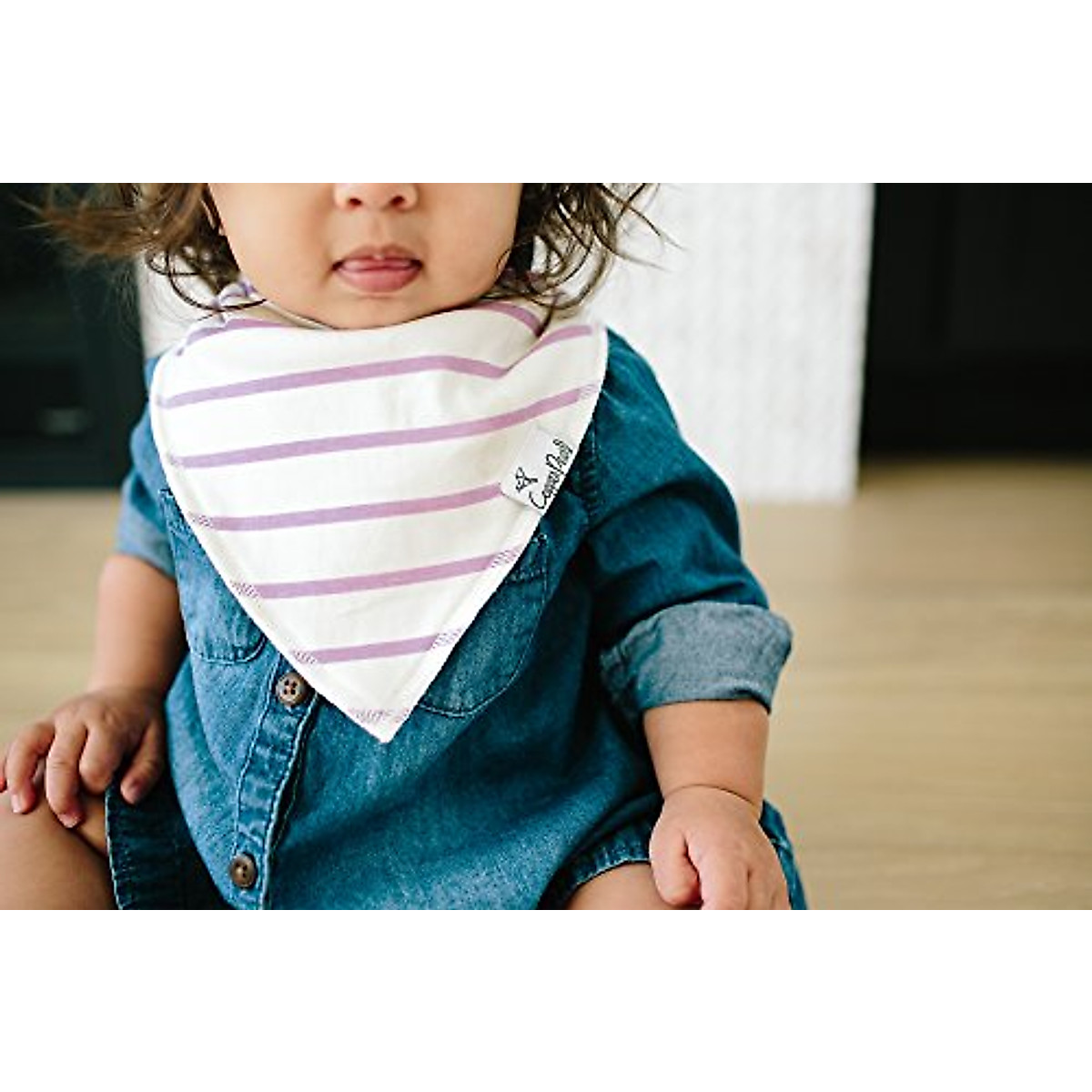 Baby Bandana Drool Bibs for Drooling and Teething 4 Pack Gift Set"Morgan"by Copper Pearl, Soft Set of Cloth Bandana Bibs for Any Baby Girl or Boy, Cute Registry Ideas for Baby Shower Gifts