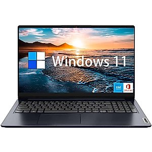 Lenovo IdeaPad 15.6 Inch FHD Laptop for College Students, School, Intel Pentium Silver N6000, Windows 11, 20GB RAM, 1TB SSD, 128GB eMMC, 1-Year Microsoft 365 Personal, Abyss Blue, PCM