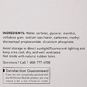 McKesson Oral Foam Swabs with Dentifrice, Gentle and Daily Oral Cleaning, Mint, 250 Count, 1 Pack