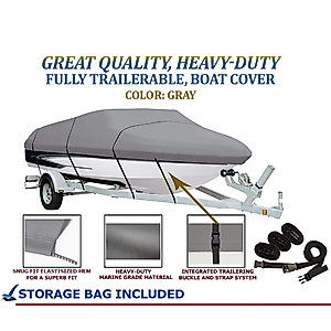 SBU Boat Cover Compatible for Regal 1900 BR/1900 FASTRAC BOWRIDER 2009 All Weather Protection