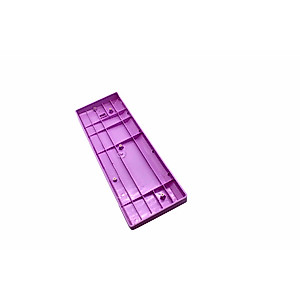 NPCK Purple Mini Keyboard GH60 Plastic Case for 60% Mechanical Gaming Keyboard Compatible Poker2 Pok3r Faceu 60 Plastic Shell