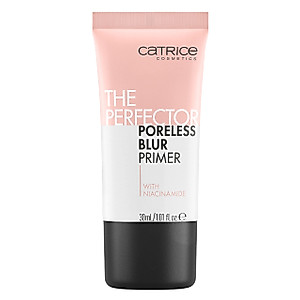 Catrice | The Perfector Poreless Blur Primer | Pore & Fine Line Refining Make Up Base with Niacinamide | Vegan & Cruelty Free | Made Without Gluten, Oil, Parabens, Phthalates, Microplastics & Alcohol.