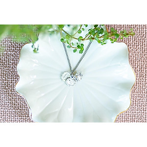 Heartland Store Sterling Silver Women's Triple Slide Rose with Miraculous Pendant + 18 Inch Rhodium Plated Chain & Clasp