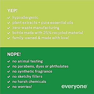 Everyone 3-in-1 Kids Soap, Body Wash, Bubble Bath, Shampoo, 32 Ounce (Pack of 2), Tropical Coconut Twist, Coconut Cleanser with Plant Extracts and Pure Essential Oils