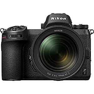 Nikon Z7 45.7MP Mirrorless Digital Camera with 24-70mm Lens (1594) Deluxe Bundle with Sony 64GB XQD Memory Card + Nikon FTZ Adapter + Large Camera Bag + Corel Editing Software + Filter Kit (Renewed)