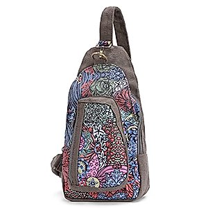 Black Butterfly Premium Chest Bag for Women Crossbody Small, Chest Pack for Fashion and Light (1037K)