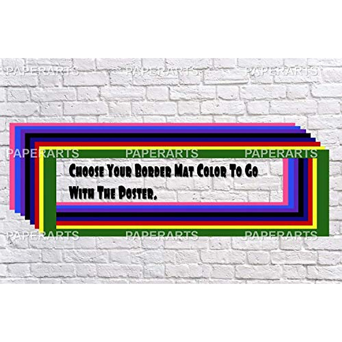 Five Nights at Freddy's - Personalized Birthday Name Poster with Custom Name On it, Border Mat and Frame Options