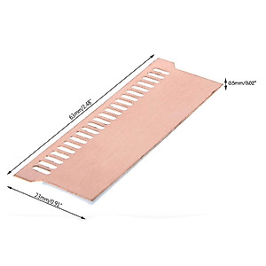 Easycargo Laptop Memory Heatsink Kit, Copper Heat Sink + Pre-Applied Thermal Conductive Adhesive Tape, Cooler Heatsink Pad for Cooling Laptop Notebook Memory RAM DDR5 DDR4 DDR3 SODIMM