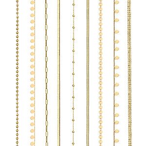 Honsny Waist Chain for Women, 14K Gold Beach Bikini Belly Chain Jewelry Waist Beads Body Chain, Summer Waist Body Chain Set for Teen Girls