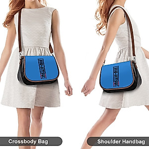 Funny Jiu Jitsu Shoulder Bag for Women Crossbody Travel Purse Sling Buckle Pouch With Zipper