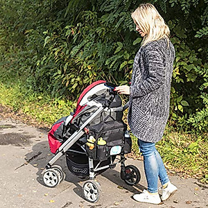 Universal Cell Phone Holder Mount - Golf Cart, Push Cart, Baby Stroller, Shopping Cart, Bike, Motorcycle, Boat, Spin Bike, Bicycle Handlebars - iPhone, Samsung Galaxy and Note, Pixel, Any Smartphone