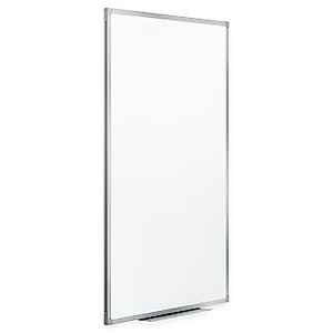 Mead Dry Erase Board, Whiteboard / White Board, 24 x 18 Inches, Silver Finish Aluminum Frame (85355)