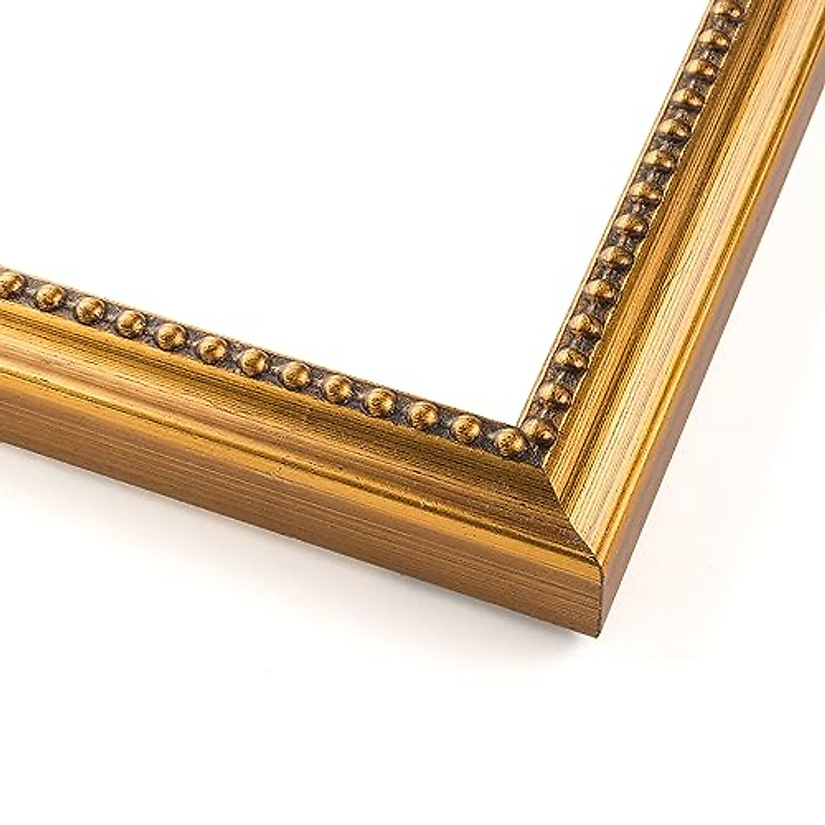 27x38 Frame Gold Real Wood Picture Frame Width 0.75 Inches | Interior Frame Depth 0.5 Inches | Liscio Oro Traditional Photo Frame Complete with UV Acrylic, Foam Board Backing & Hanging Hardware