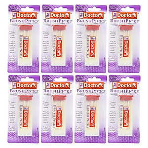 The Doctor's BrushPicks Interdental Toothpicks, 120 count. (Pack of 8)