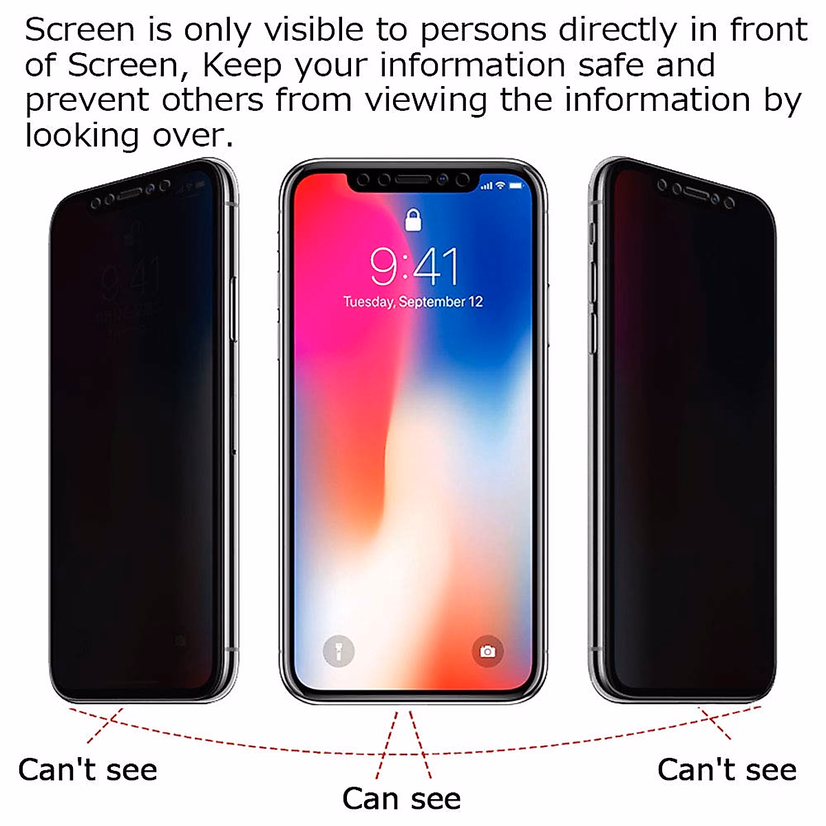 Puccy Privacy Screen Protector, compatible with GIGASET GS5 LITE Anti Spy Film TPU Guard （ Not Tempered Glass Protectors ）