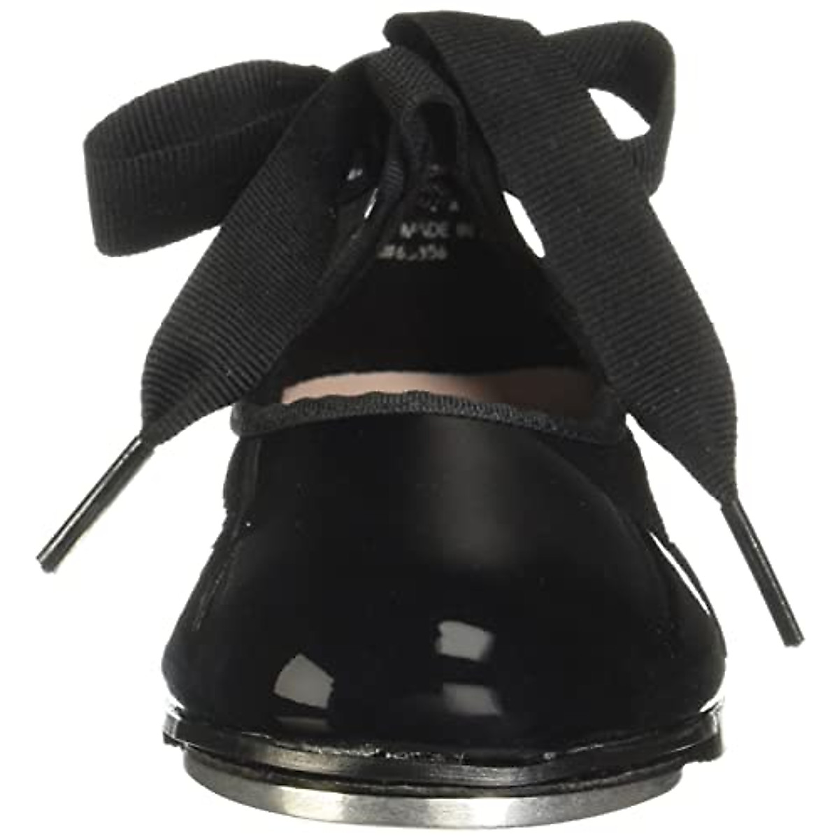 Capezio girls Jr. Tyette Tap Shoe, Black Patent, 9.5 W US Toddler