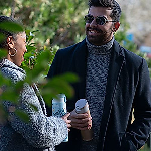 Super Sparrow Insulated Water Bottle Stainless Steel -12oz - BPA-Free Travel Mug - Reusable Kids Water Bottle - Leakproof Metal Flask for Sports, Travel, School