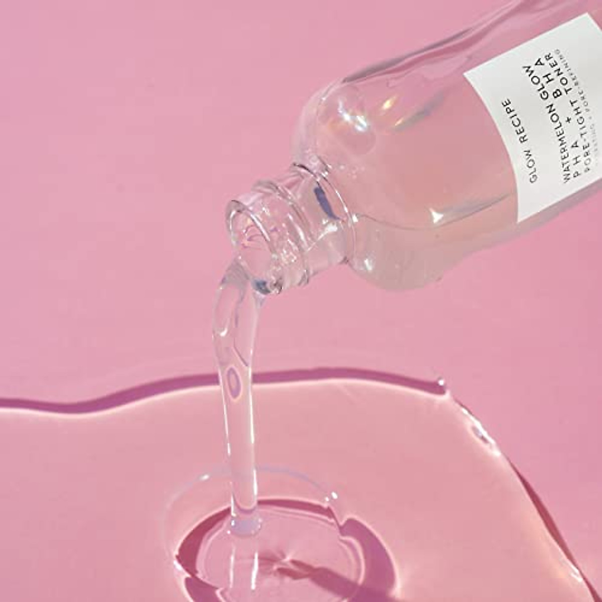 Glow Recipe Mini Watermelon Glow BHA + PHA Pore-Tight Facial Toner - Mild Exfoliating Toner with Hyaluronic Acid, Cactus Water, Soothing Cucumber + Tea Tea Extract, Travel-Size (40ml)