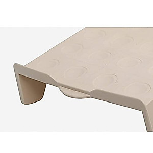 HTLLT Practical and Convenient Shoe Slots Organizer Adjustable Shoe Racks Space Saver Shoe Holder 5/8 Piece Set,Pink,5 Piece Set