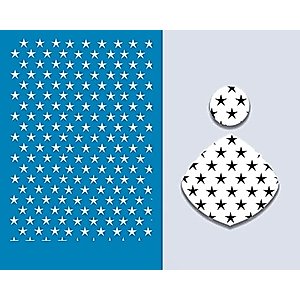 Polymer Clay Silk Screen in Leaf,Floral,Dots,Checkered Cute Pattern -Silk Screen for Clay,Reusable Polymer Clay Silk Screen -Jewelry Earring Silk Screen (BCW768)