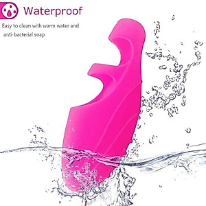 Travel Finger Vibrators - Waterproof Massage Toy Mini VibratoQuite Soft Couples Silicone Finger Massage Tool Z3