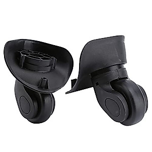 Suitcase Wheels 1 Pair, Luggage Wheels Suitcase Replacement Wheels for Luggage Suitcase Trolley (W041-2 S)