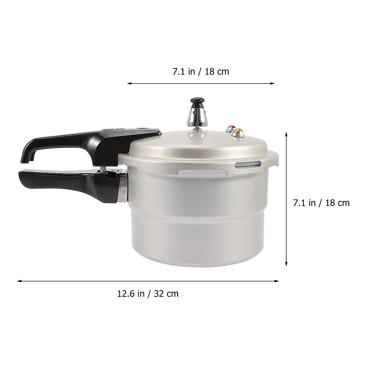 Cabilock 10 Quart Aluminum Pressure Cooker-Release Valve Aluminum Canning Pot Cooker Pot Stove Top Stove Safety