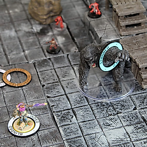 Metal Condition Rings Set | Status Effect Markers for Tabletop RPG Fantasy Games 5e DND