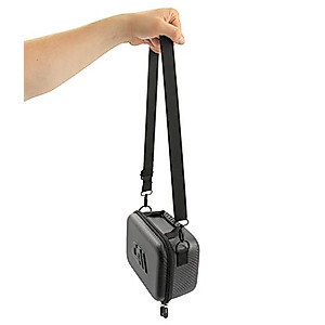 CASEMATIX Travel Carry Case Compatible with Square Terminal Reader, Printer Paper and Accessories with Adjustable Shoulder Strap, Case Only
