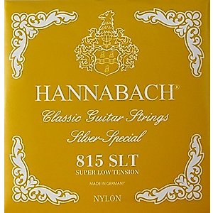 Hannabach Classical Guitar Super Low Tension Nylon/Silver, 815-SLT