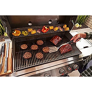 66044 Grill Warming Rack for Weber Genesis II 300 Series, Genesis II E-310 II E-315 II E-330 II E-335 II S-310 II S-335 Series Gas Grill, Stainless Steel Grill Grate