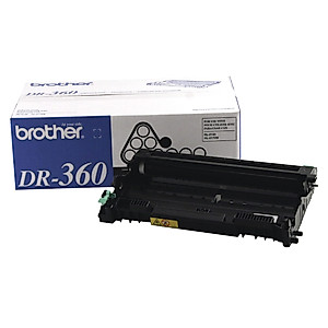 Brother Genuine-Drum Unit, DR360, Seamless Integration, Yields Up to 12,000 Pages, Black