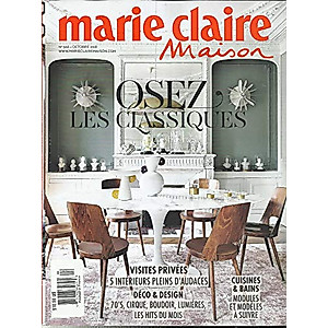 MARIE CLAIRE MAISON MAGAZINE, OSEZ LES CIASSIQUES OCTOBER, 2018 NO. 504