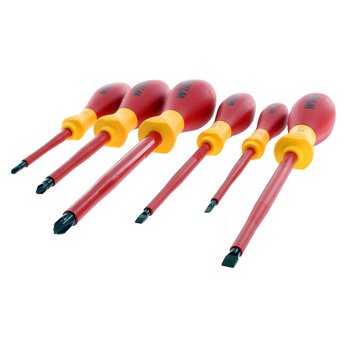 Wiha 32092 Slotted And Phillips Insulated Screwdriver Set, 1000 Volt