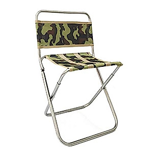 CHENGHUIXIN Folding Chair Portable Ultra Light Aluminum Alloy Back Fishing Chair Folding Stool Folding Chair Stool